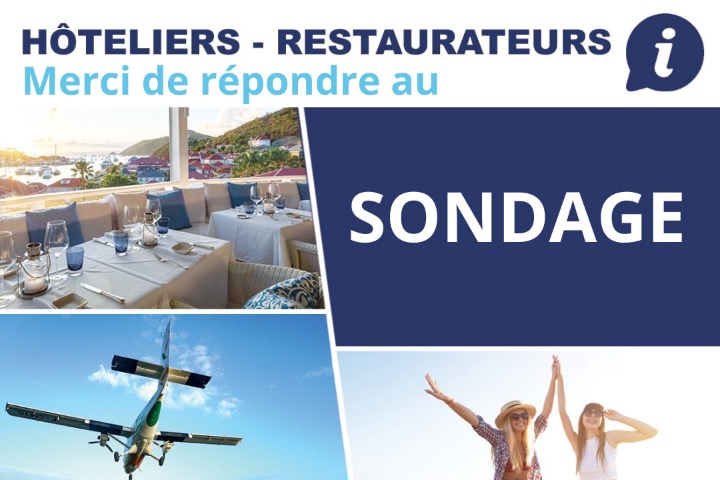 Sondage pour les hôteliers et restaurateurs